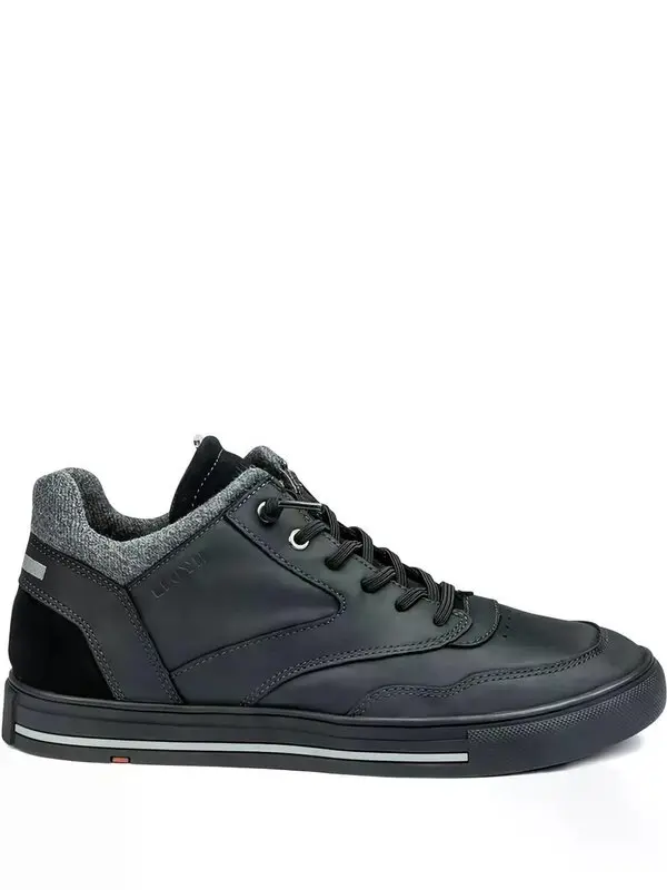 Lloyd Ellison Textured Leather Sneakers