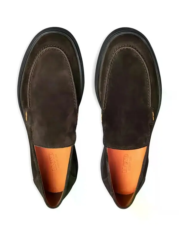 Lloyd Hutching Suede Slip-on Loafers