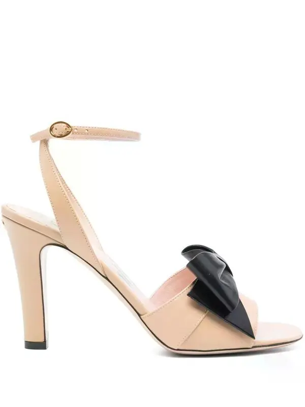 Valentino Garavani Bowow High Heel Sandals - Neutrals