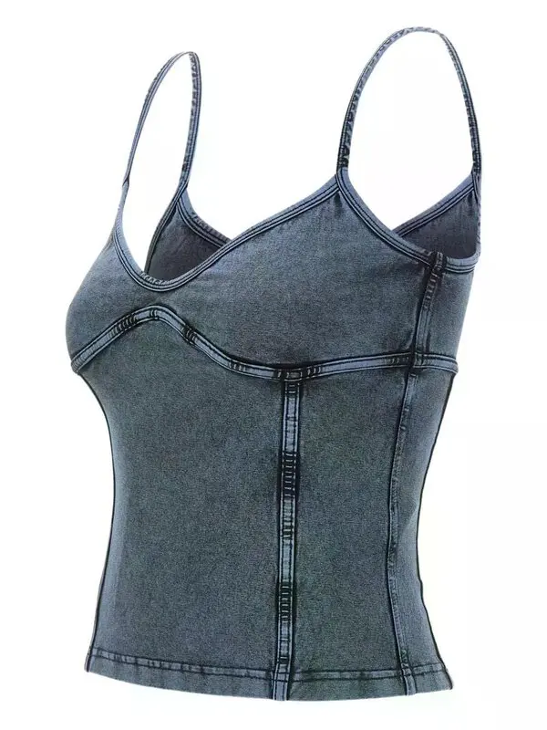DIESEL® T-ony Denim Corset Top - Blue