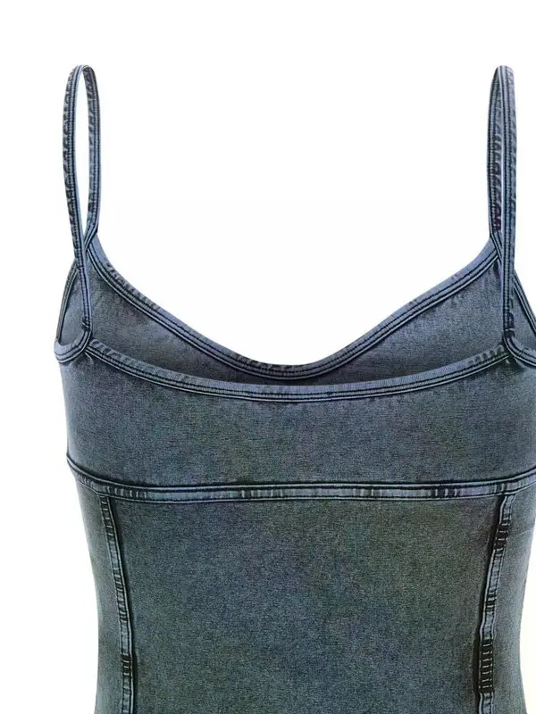 DIESEL® T-ony Denim Corset Top - Blue