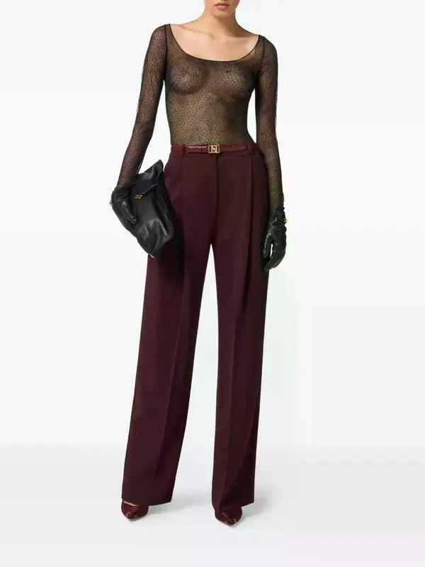 Elisabetta Franchi Tailored High-waist Trousers
