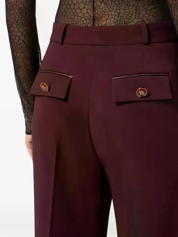Elisabetta Franchi Tailored High-waist Trousers