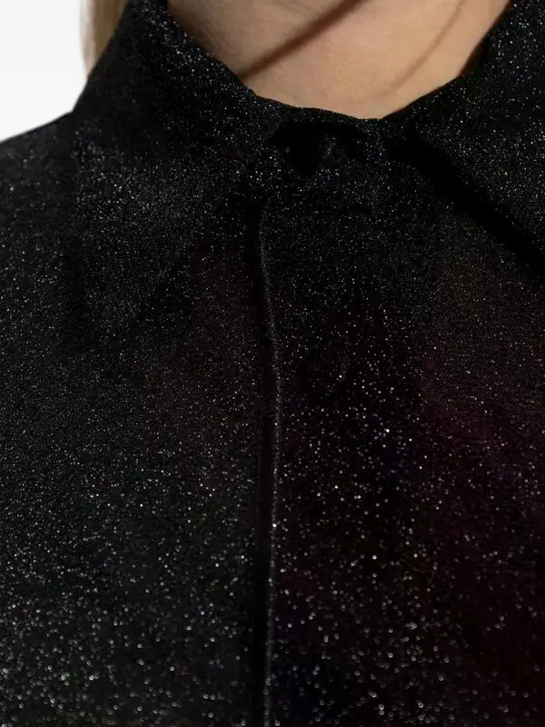 Oseree Sparkling Button-up Shirt