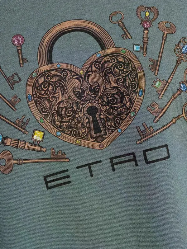 Etro Padlock Graphic Sweatshirt