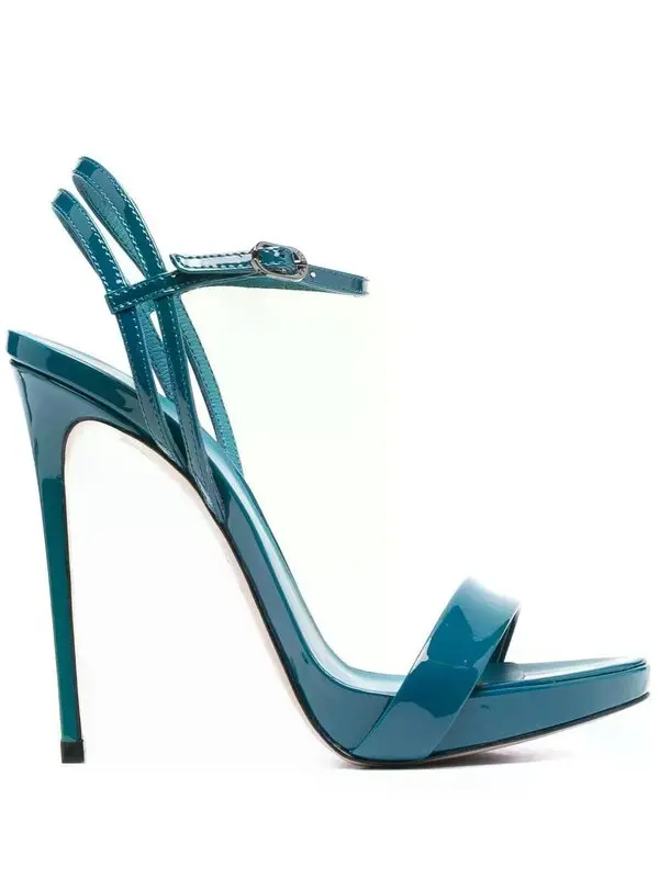 LE SILLA Gwen 120mm Patent Leather Sandals