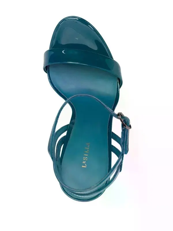 LE SILLA Gwen 120mm Patent Leather Sandals