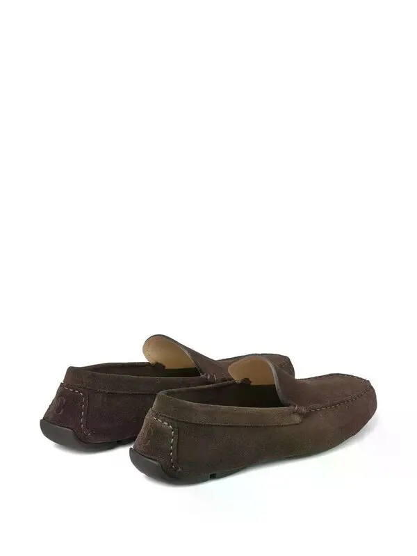 JIMMY CHOO Stanly Suede Loafers - Brown