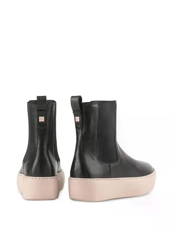 HOGL Connor Platform Chelsea Boots - Black