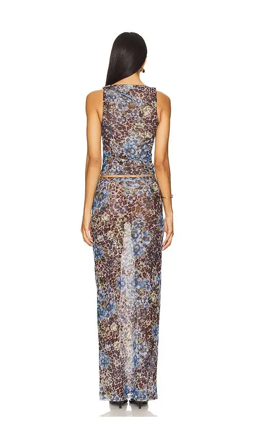 Superdown Concha Maxi Skirt Set