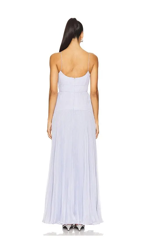 AMUR Saylor Pleated Gown