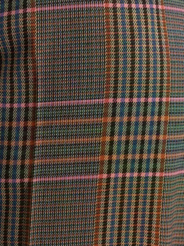 Etro Plaid Flared Trousers