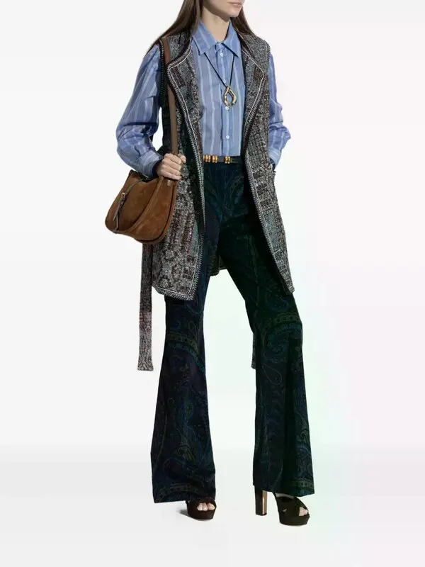 Etro Patterned Jacquard Gilet