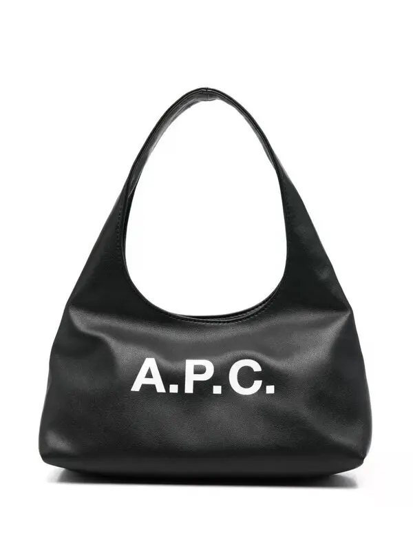A.p.c. Ninon Logo Tote - Black