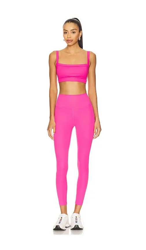 Splits59 Monah Rigor Sports Bra In Pink - Berry