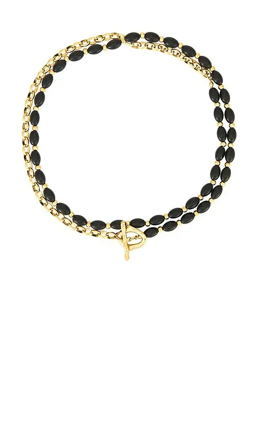 BRACHA Catalina Necklace - Black Agate