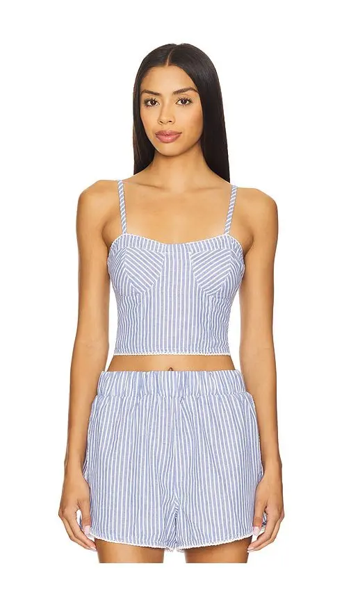 Blanknyc Bustier Crop Top