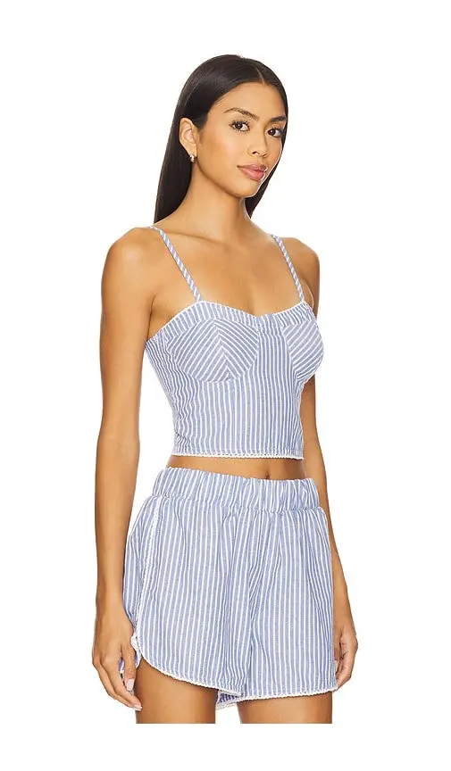 Blanknyc Bustier Crop Top