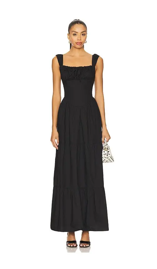 MORE TO COME Maeve Maxi Dress - Black