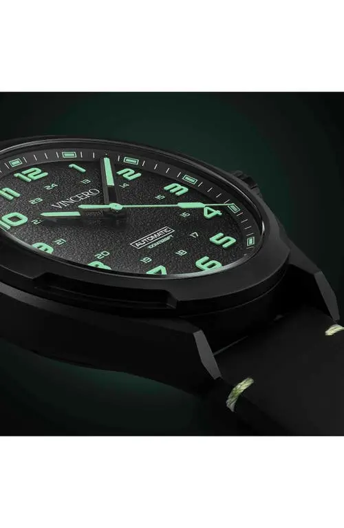VINCERO The Scout Titanium Automatic Strap Watch