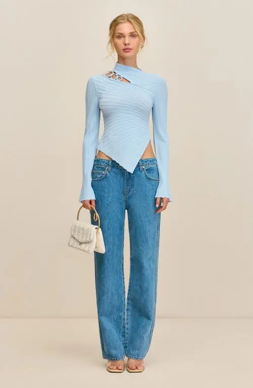 Cult Gaia Tayla Rib Asymmetric Top