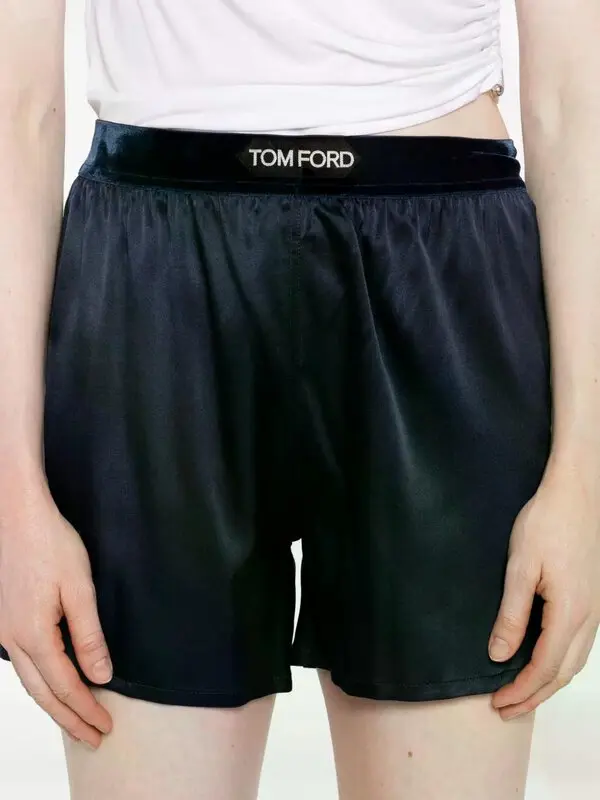 TOM FORD Satin Pajama Shorts