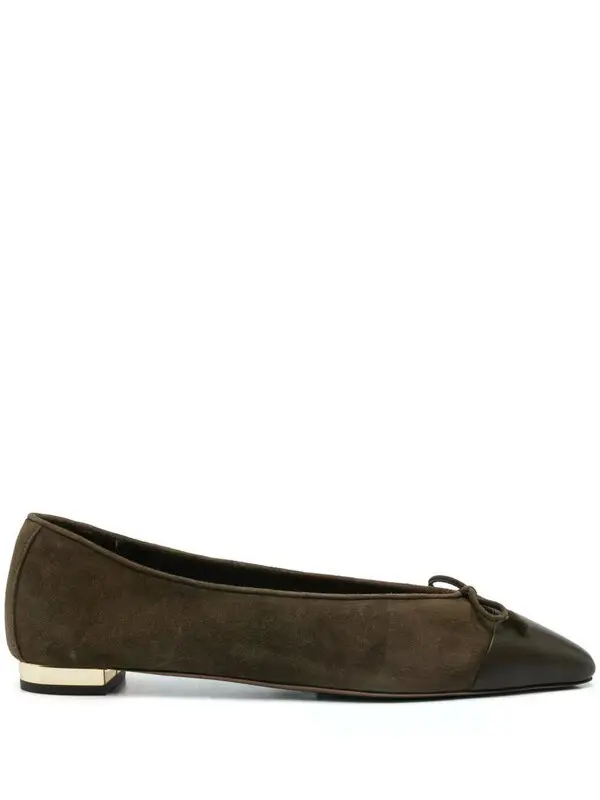 AQUAZZURA Gioia Ballet Flats - Green