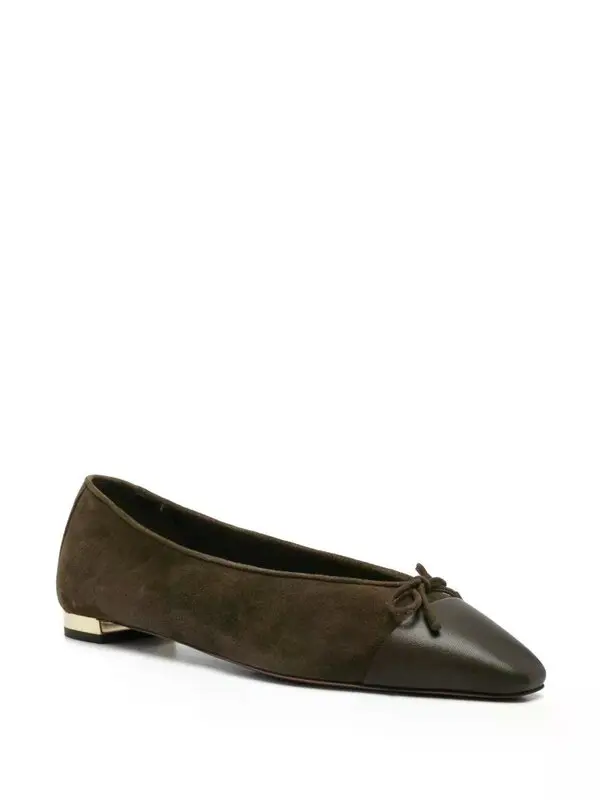 AQUAZZURA Gioia Ballet Flats - Green