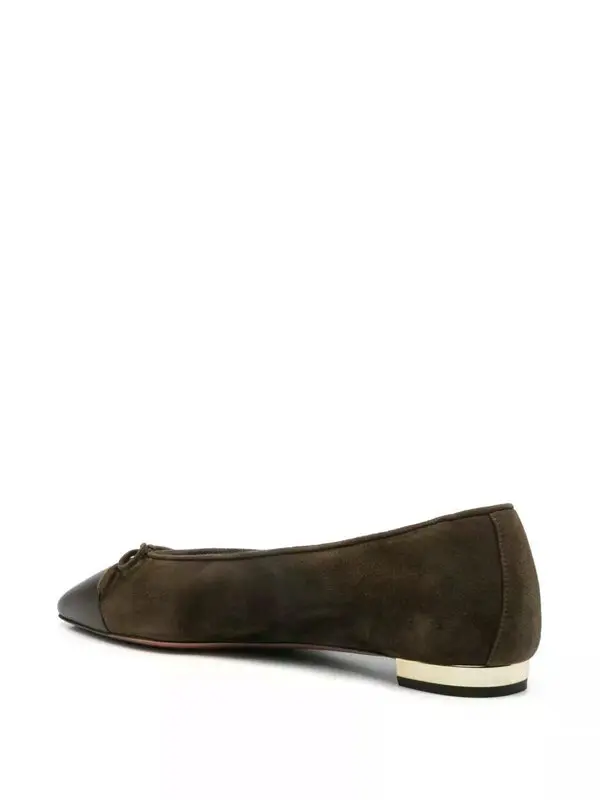 AQUAZZURA Gioia Ballet Flats - Green