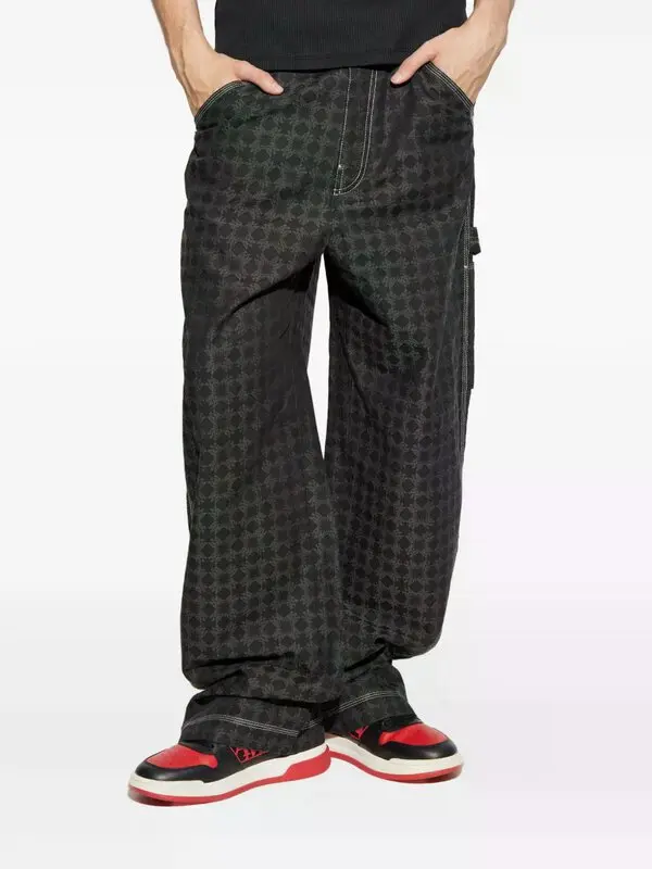 Amiri Checked Jacquard Trousers