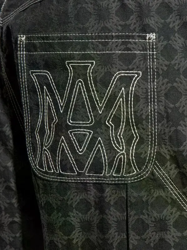 Amiri Checked Jacquard Trousers