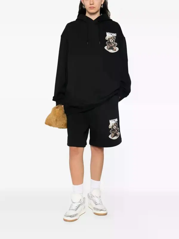 Moschino Teddy Bear Hoodie - Black