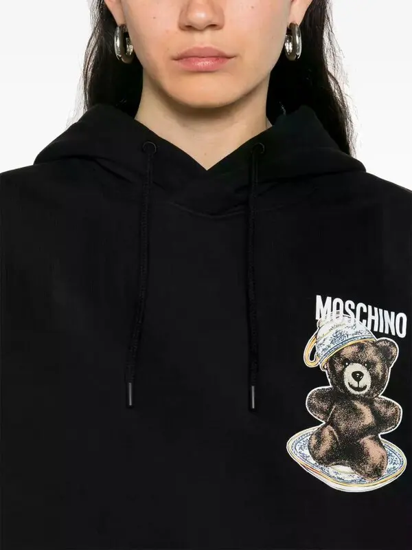 Moschino Teddy Bear Hoodie - Black