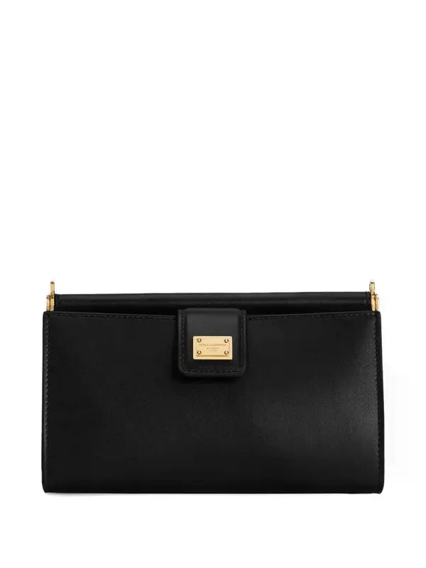 Dolce & Gabbana Leather Shoulder Bag - Black