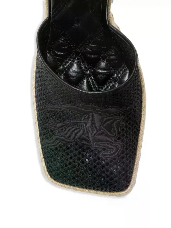 Burberry Mesh Plunge Espadrilles