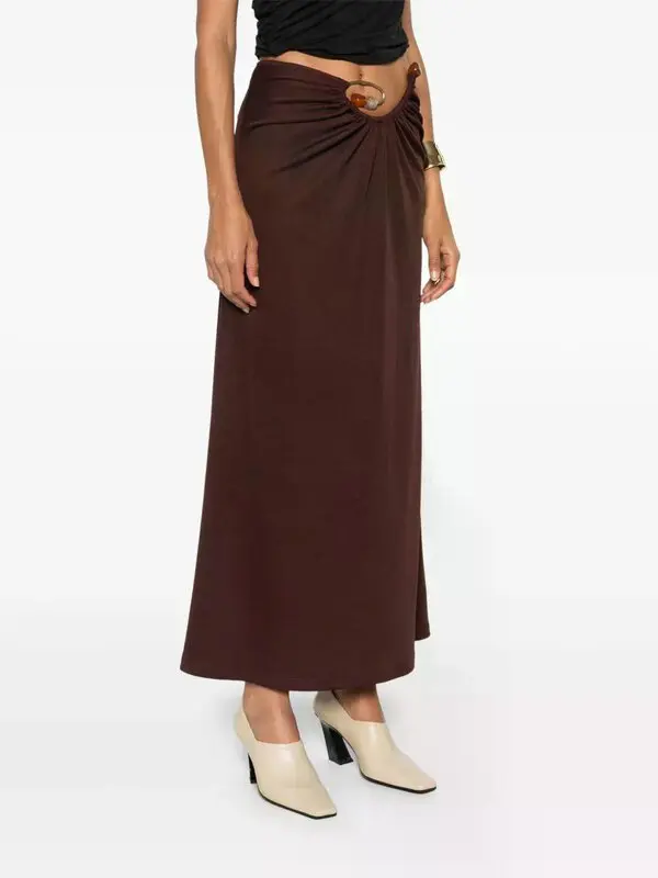 Christopher Esber Spiral Crystal Maxi Skirt