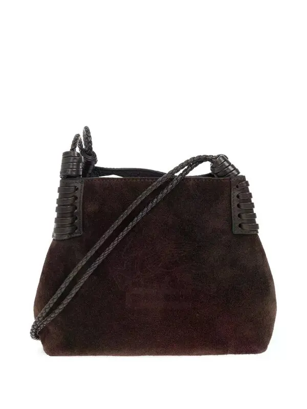 Etro Suede Shoulder Bag - Brown