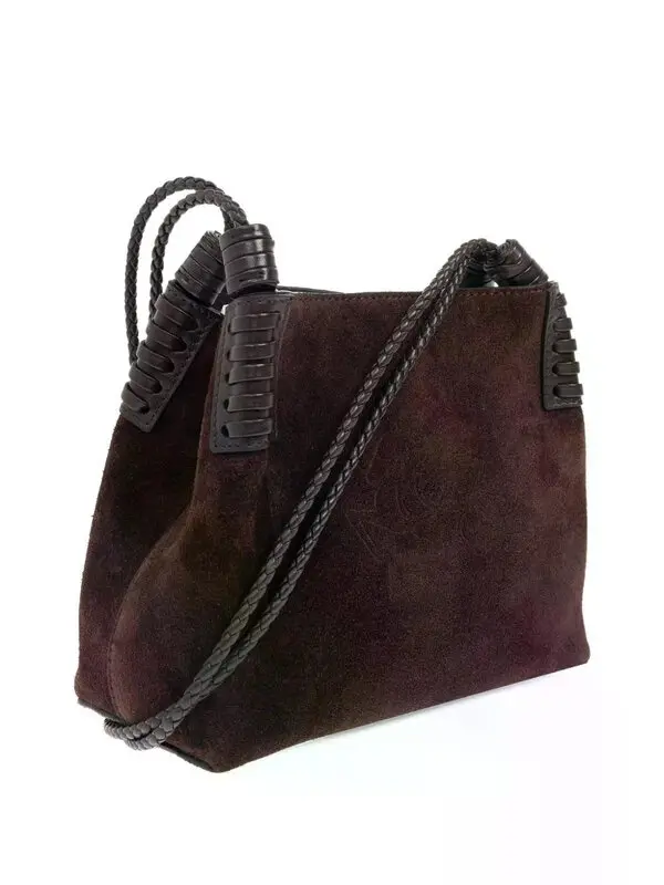 Etro Suede Shoulder Bag - Brown
