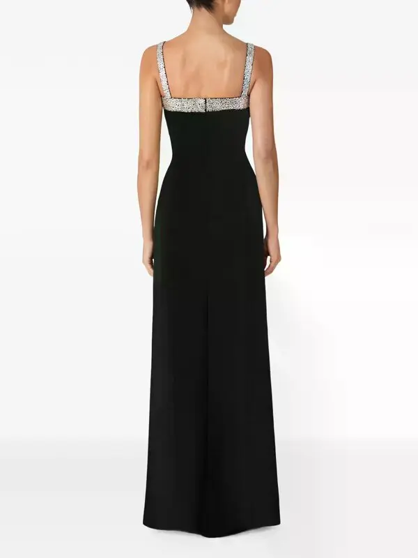 Jenny Packham Rhinestone-embellished Maxi Dress