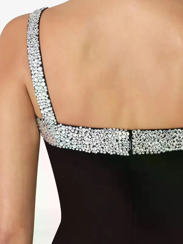 Jenny Packham Rhinestone-embellished Maxi Dress