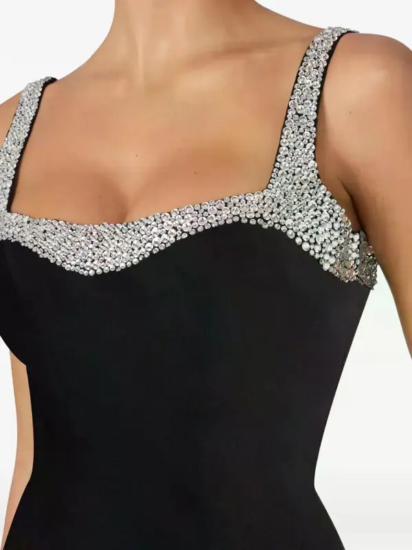 Jenny Packham Rhinestone-embellished Maxi Dress