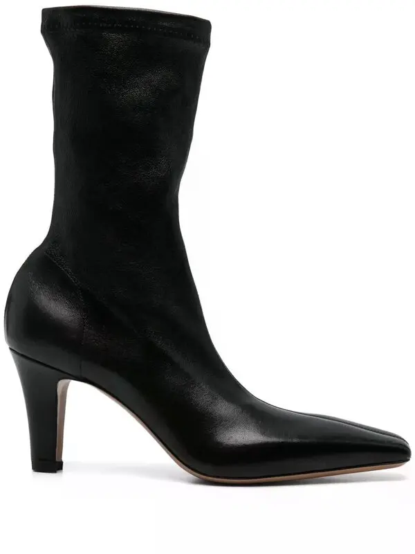 Paris Texas 80mm Leather Boots