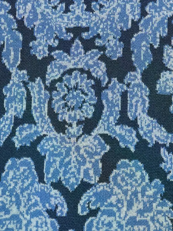 Etro Floral-pattern Sweater - Blue