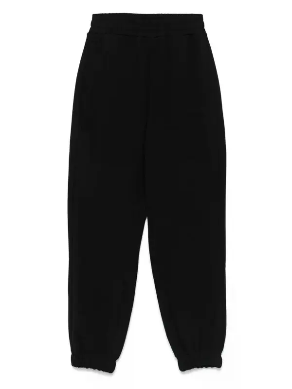 Calvin Klein Cotton Tapered Trousers - Black