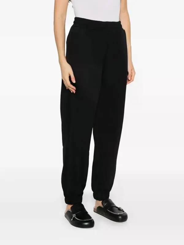 Calvin Klein Cotton Tapered Trousers - Black