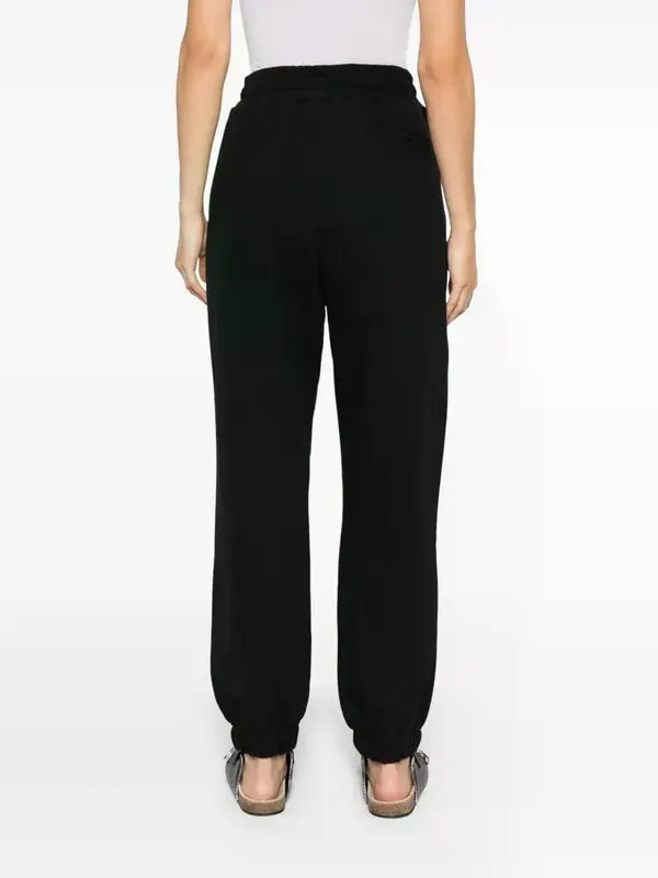 Calvin Klein Cotton Tapered Trousers - Black