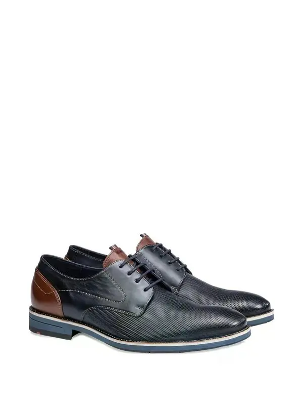 Lloyd Harris Textured Leather Derby Shoes
