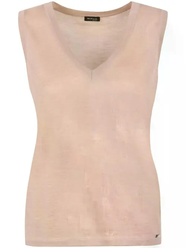 Kiton Lambswool And Silk Tank Top