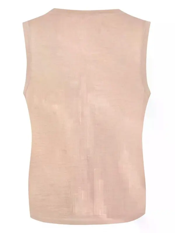 Kiton Lambswool And Silk Tank Top