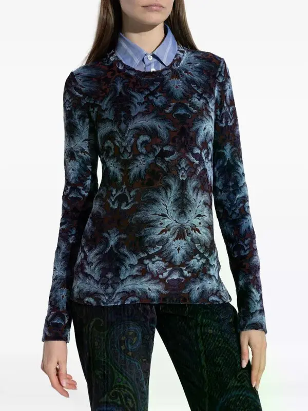 Etro Velvet-finished Top